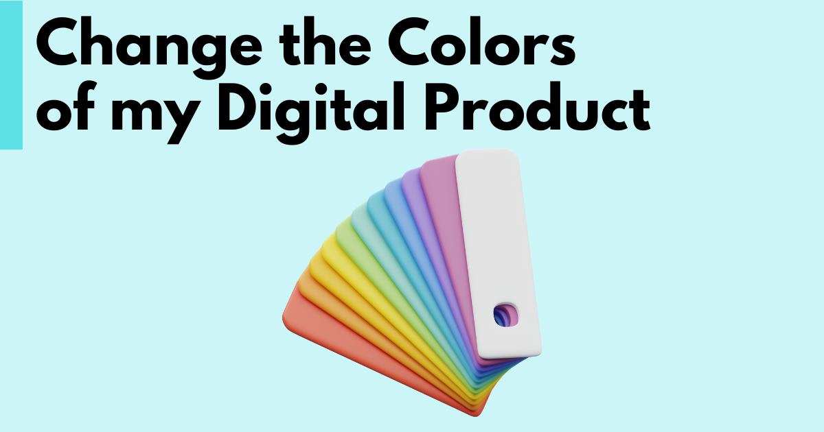 How to Change the Colors of a Digital Product in Pagewheel – PageWheel